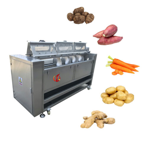 Qd Automatic Potato Peeling Cassava Peeling Machine Peeler And Washer ...