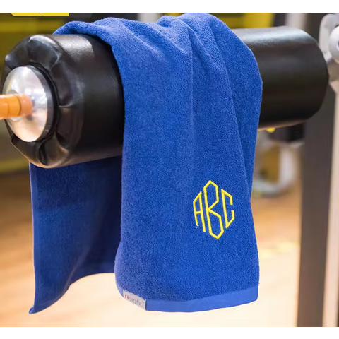 Ailuoha 100% Cotton Personalized Custom Gym Towel With Logo Yoga Beach ...