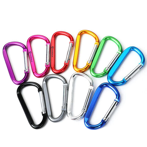 Custom D-shaped Metal Carabiner - China Wholesale Carabiner Hook $0.253 ...