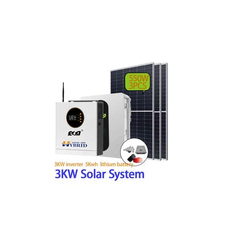 Compre Esg Del Paquete Completo 3kw 10kw Todo Del Almacenamiento Híbrido De La Rejilla En Un ...
