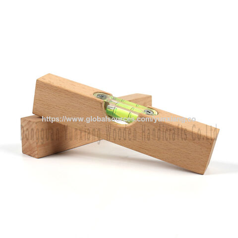 Wooden Line Level, Mini Level, Pocket-sized And Lightweight, Sturdy ...