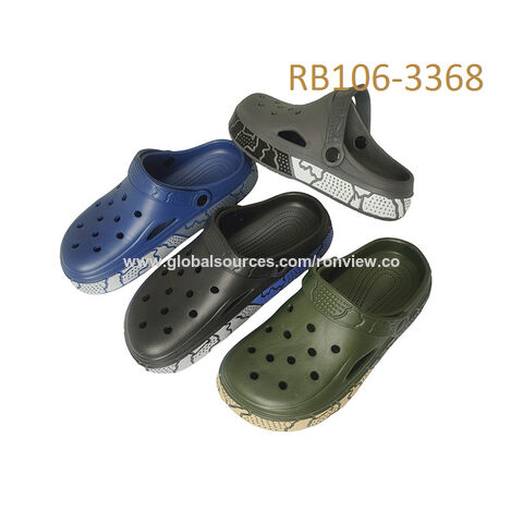 2025 New Design Men's Clog Platform Outdoor Slippers Wear-resistant ...