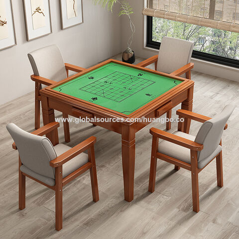 Solid Wood Mahjong Table Table Square Two Hand Leisure Chesspoker Chess ...