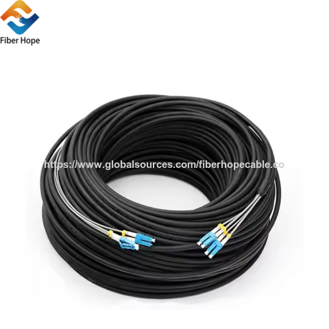 High Quality Cpri Lc Upc Sm G657a2 Om2 Om3 2core 7.0mm Black Cable With ...