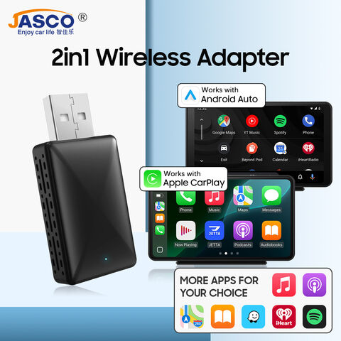 Usb Dongle 2 In 1 Wired To Wireless Carplay & Wireless Android Auto ...