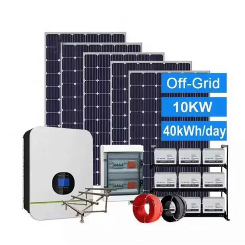 Eco-5kw 24hrs Off Grid Solar Power System Gel Battery System, Solar ...