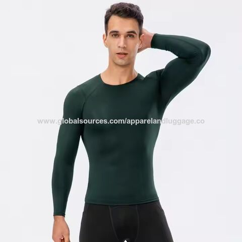 Buy China Wholesale Custom Men's Compression Shirt Sports Base Layer ...