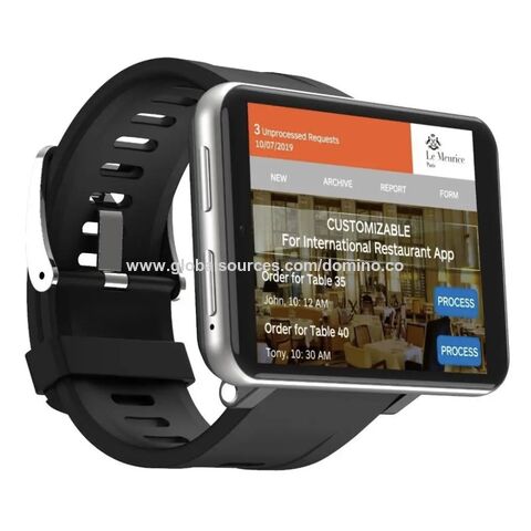 2.86inch Big Screen Watch Dm100 Smart Watch Smart Sim Card Wifi Gps ...