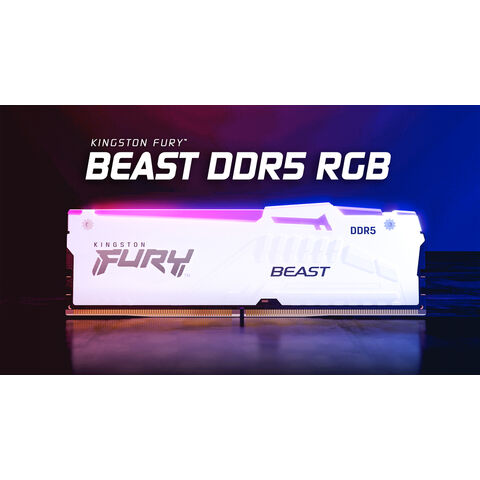 Kingston Fury Beast Rgb 64gb (2x32gb) 6000mt/s Ddr5 Cl30 Desktop Memory Amd Expo | Plug N Play ...