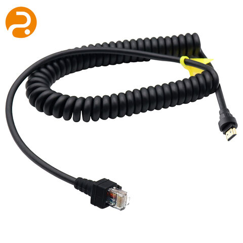 Customised Spring Patch Cable Cat.5e S-ftp 1.5m X9p04.rcu To Hdmi $2.24 - Wholesale China Lan ...