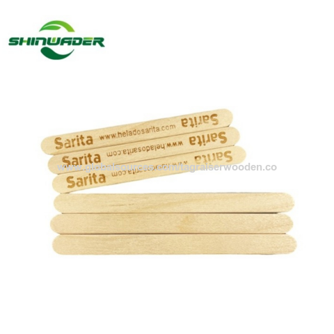 China Factory Birch Wooden Ice Cream Spoon Sticks Production Line With ...