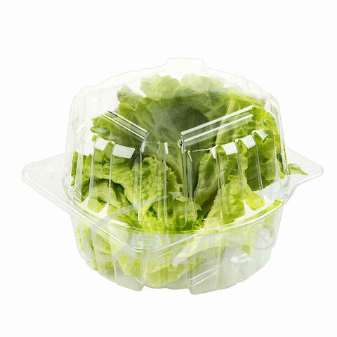 Fda Approved Crystal Clear Biodegradable Vegetable Punnet Boxeseco ...