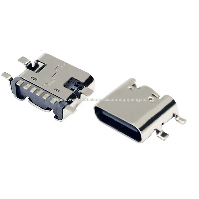 Bulk Buy China Wholesale Usb 3.1 Type C 6 Pin Female Connector ...