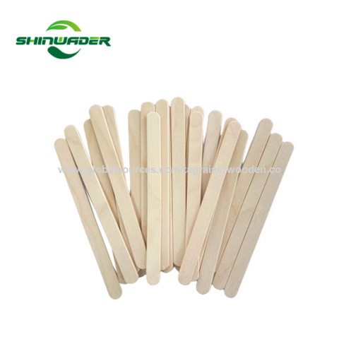 Eco Friendly Food Grade Disposable 114*10*2mm Logo Stamp Engraved Flat ...