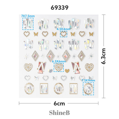 Shineb Gel Nail Deco Sticker [69339 Sparkling Sky] Best Selling Nail ...