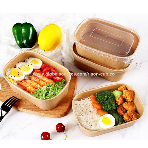 500/650/750/1000 Ml Rectangle Paper Box/rectangle Paper Container ...