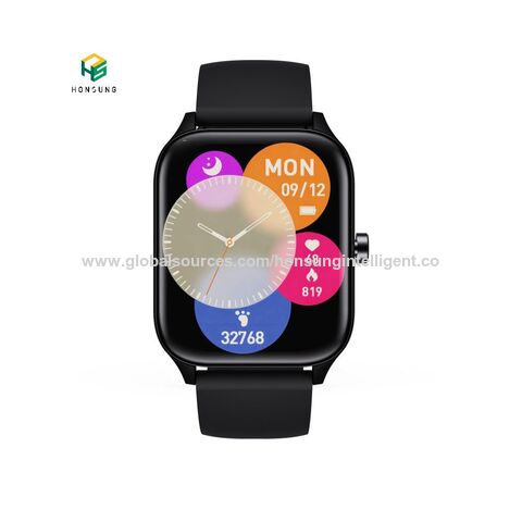 Rugged Large Wrist Watch Health Monitor Black Sports Watch $12.3 ...