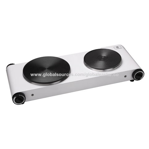 Bulk Buy China Wholesale 1800w Double Hot Plate, Stainless Steel Silver ...