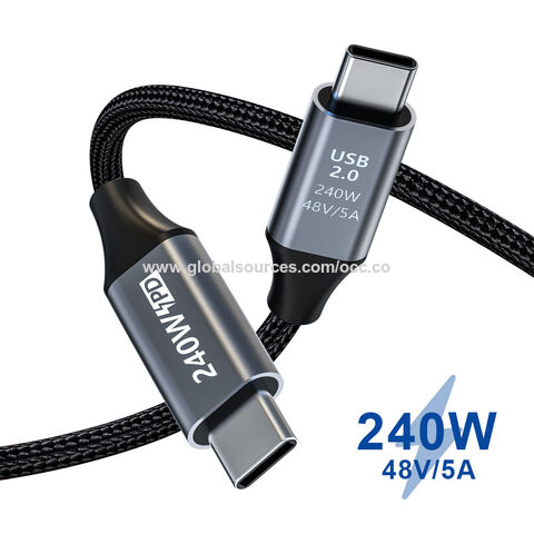 240w Pd Fast Charging Cable 40 Gbps 40gbps Pd240w Type-c Usb4.0 Type C ...