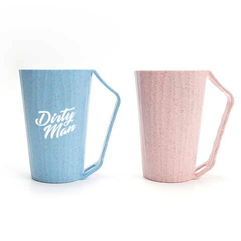 Wheat Fiber Mouthwash Cup With Slot Handle - Expore China Wholesale ...