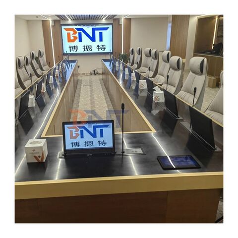 23.8 Ips Screen Retractable Monitor Lift With Aluminum Stand ...