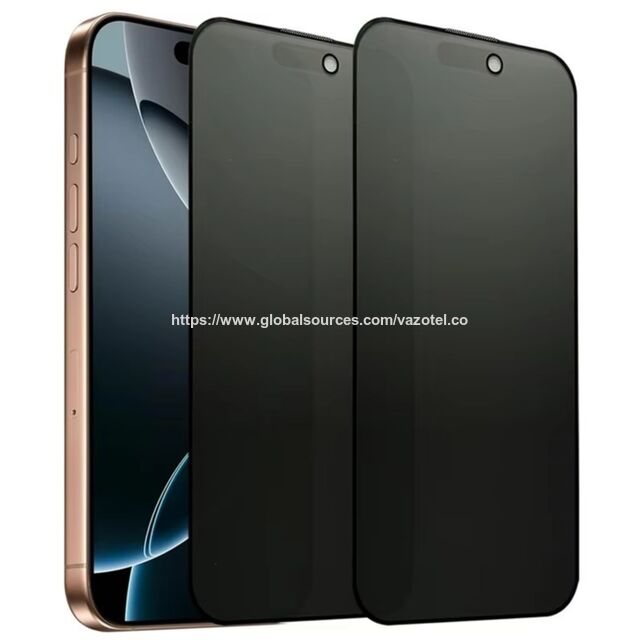 Matte Privacy Screen Protector For Iphone 16 Pro Max 15 14 Plus 13 Mini ...