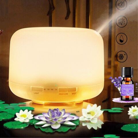 Home Humidifier 7 Changing Rainbow-colored Led Light Essential Oil ...