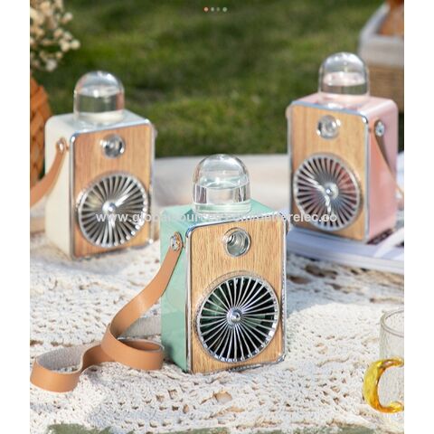 Antique Spray Cold Fan Colorful Lamp Multi-function Portable Outdoor ...
