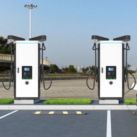 Electric Vehicle Public Charging Ccs1 Chademo Dc Floor Stand Fast ...