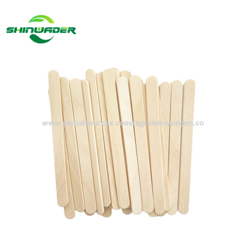 Ice Cream Sticks Natural Wood Colorful Diy Sawtooth Sticks Production ...