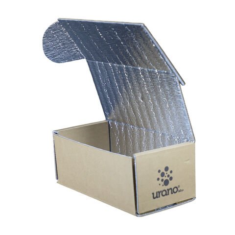 Insulated Food Cooler Packaging Carton For Transporting Frozen Goods In ...