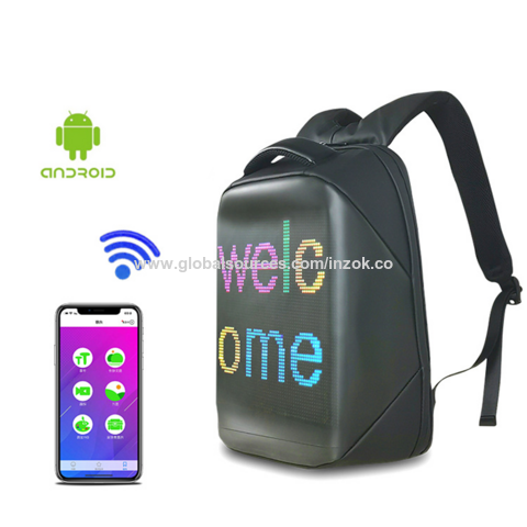 Wholesale Good Selling Led Light Up Backpack Wrinkle Resistant For ...
