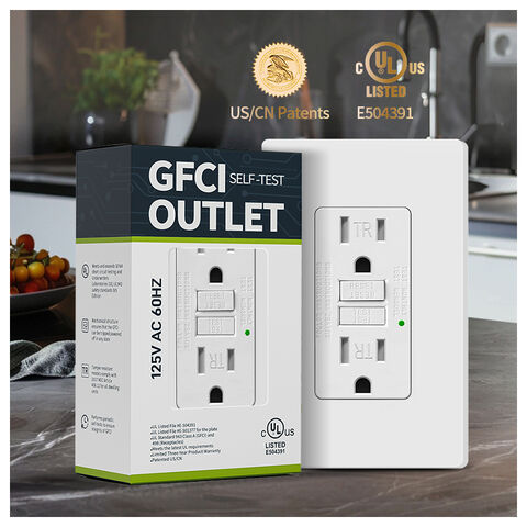 Customized Wholesale Us Patented Gfci Outlet Ul Socket Wall Mount 20 ...