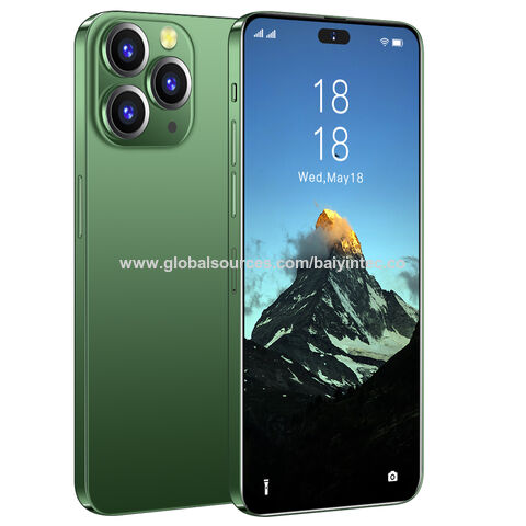 I14 Pro Max New Green Face Recognition Android 13 5g Smart Phone ...
