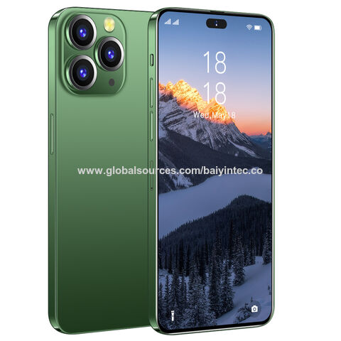 Face Recognition 5g New Green Smart Phone 5000mah 8gb+256gb 6.8 Inch ...