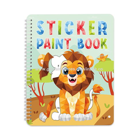 Wholesale New Sticker Painting Book Children's Crafts Diy Animal Low ...