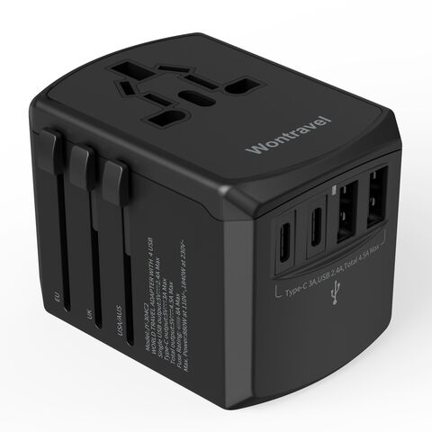 Buy China Wholesale Universal Travel Adapter With Fast Charging, Usb ...