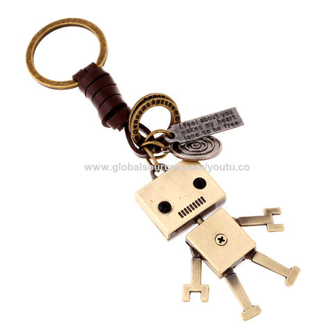 Factory Direct High Quality China Wholesale Handmade Leather Key Ring ...