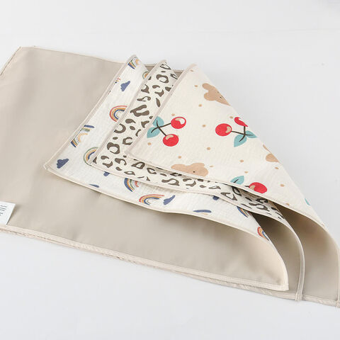 Cotton Waterproof Changing Pad Mat Extra Large Portable Foldable Baby ...