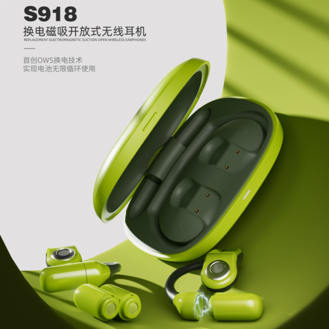 Replaceable Batteries Earphones Ows Headphones Sport Waterproof Smart ...