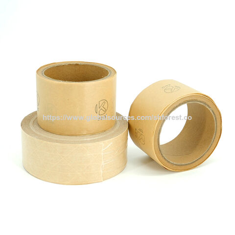 Custom Logo Printed Eco Kraft Tape Branded Package Packing Tape For Shipping Packing Sealing ...