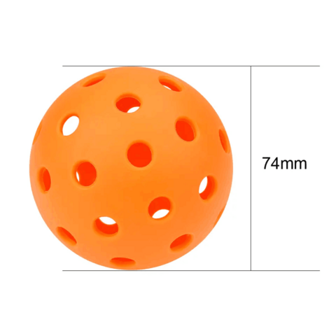 Oem 74mm Durable Tpe 40 Holes 26g Indoor Outdoor Pickleball Balls - Buy ...