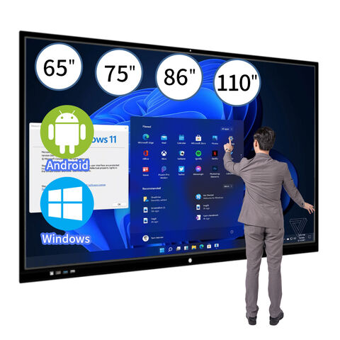 Factory Price 65 75 85 Inch Digital Class Teaching Boards Electronic ...