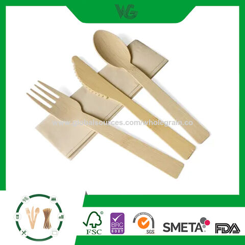 Bamboo Cutlery Set Durable For Everyday Dining Eco Friendly Bamboo ...