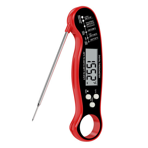 High Accuracy Backlit Display Digital Grill Bbq Meat Probe Thermometer ...