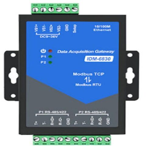 4 Port Lsolating To Ethernet Tcpip Converter Modbus Rtu Tcp, Modbus To ...