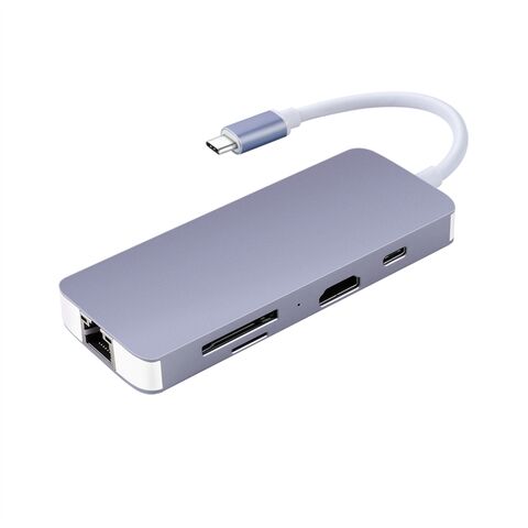 Bulk Buy China Wholesale Usb C Hub 8 In 1 Usb-c Hub With 4k Hdtv, 3 Usb ...