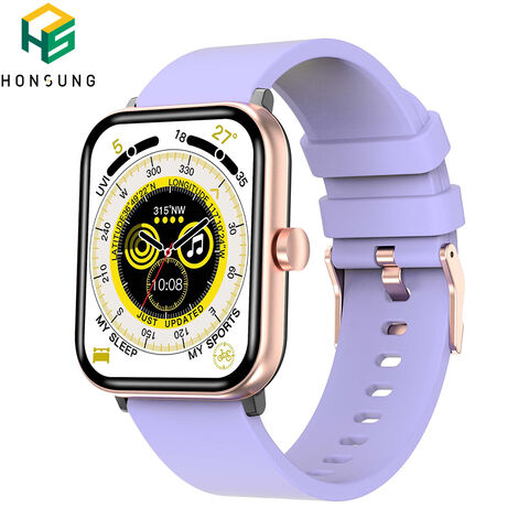 Curved Tempered Glass Large Screen Smartwatch For Health Monitoring ...