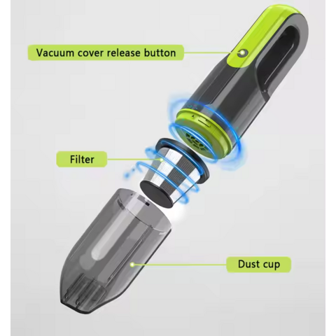 Handheld Vacuum Cordless High Power 7kpa Small Hand Vacuum Cleaner ...