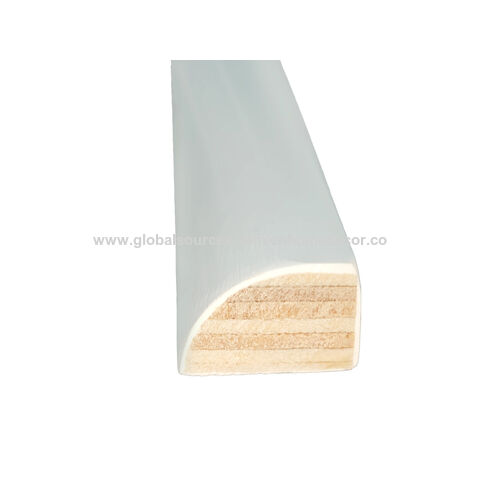 White Primed Shoe Moulding Primed Wooden Decorative Quarter Round ...